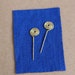 Set of 2 Medieval Brass Veil Pins Short LARP Middle Ages Historical ...