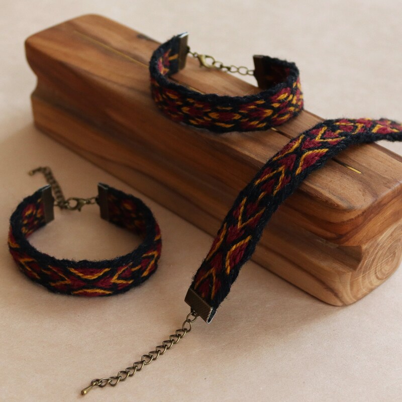 Wool Bracelet - Etsy