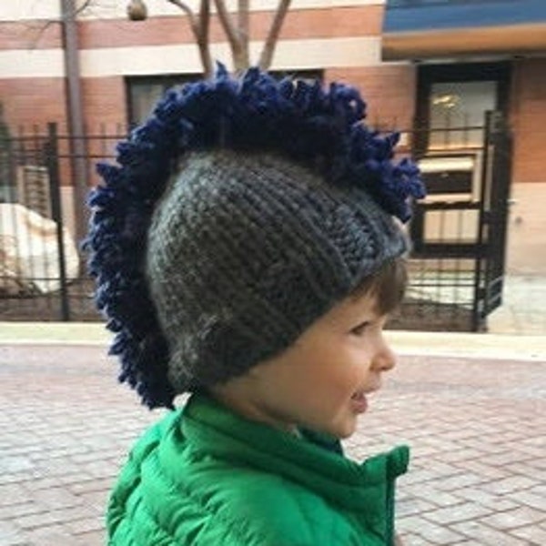 Crochet Mohawk Hat - Etsy