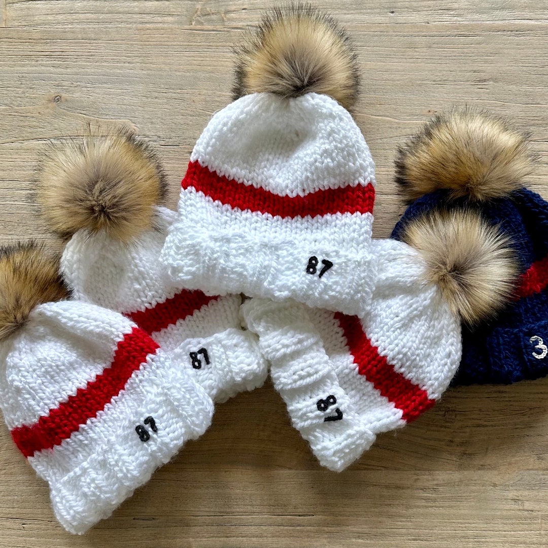 Taylor Swift Travis Kelce Viral Hand-knit Hat Made by Young ...