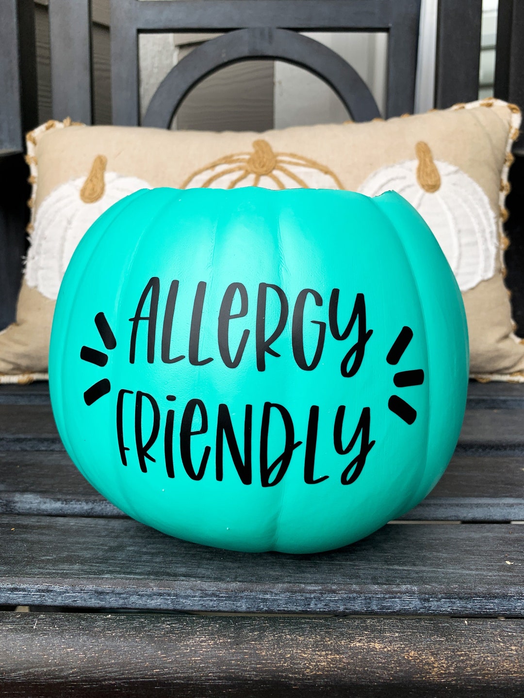 Allergy Friendly Pumpkin Decal | Teal Pumpkin Project | Trick or ...