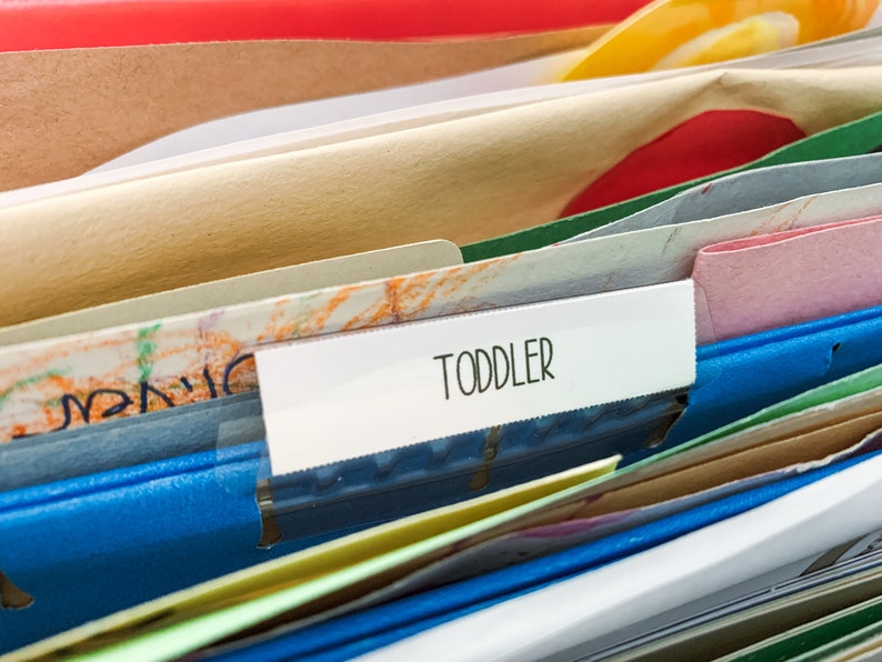 Printable Keepsake Box File Tab Inserts DIY Keepsake Box - Etsy