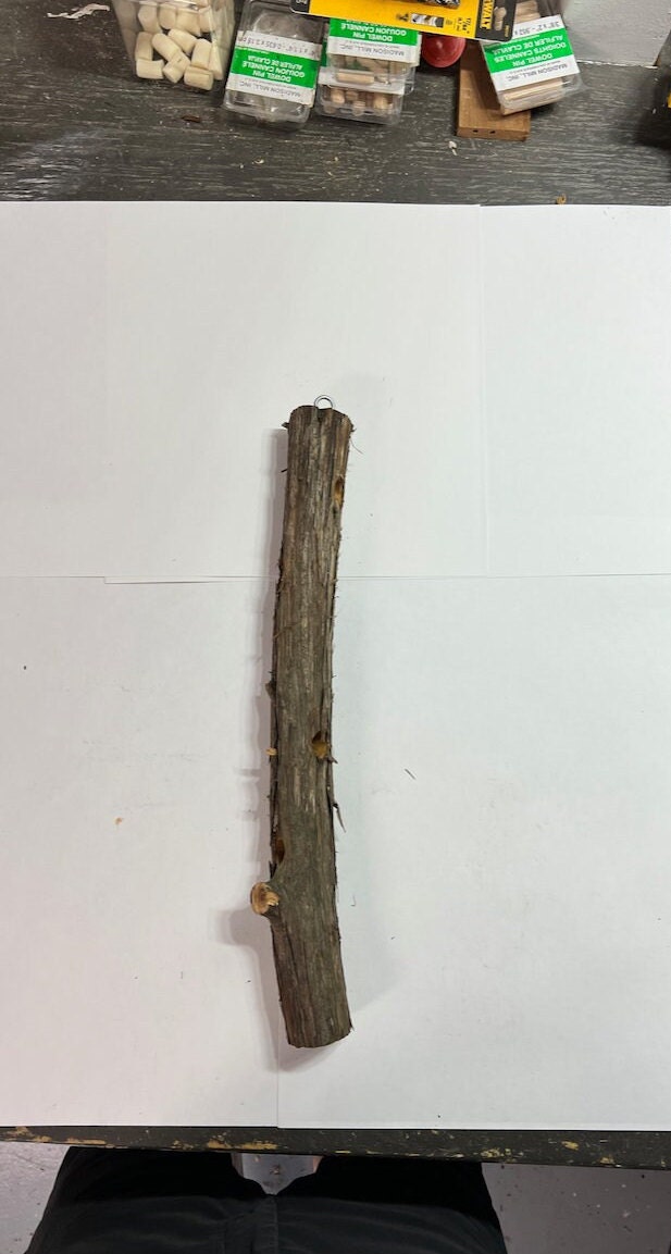 Suet Log Made From Real Raw Juniper Wood (bark Still Attached) - Etsy