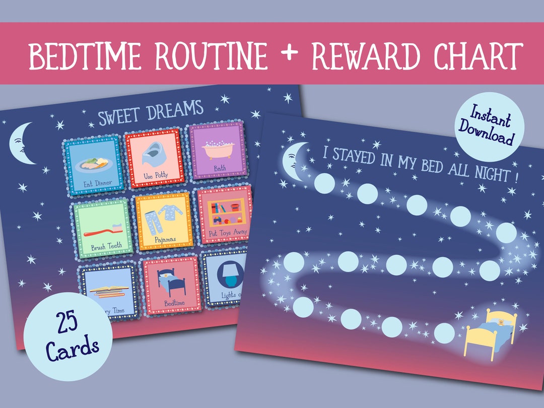 Toddler Bedtime Routine Chart Toddler Sleep Reward Chart Etsy toddler-bedtime-routine-chart-toddler-sleep-reward-chart-etsy