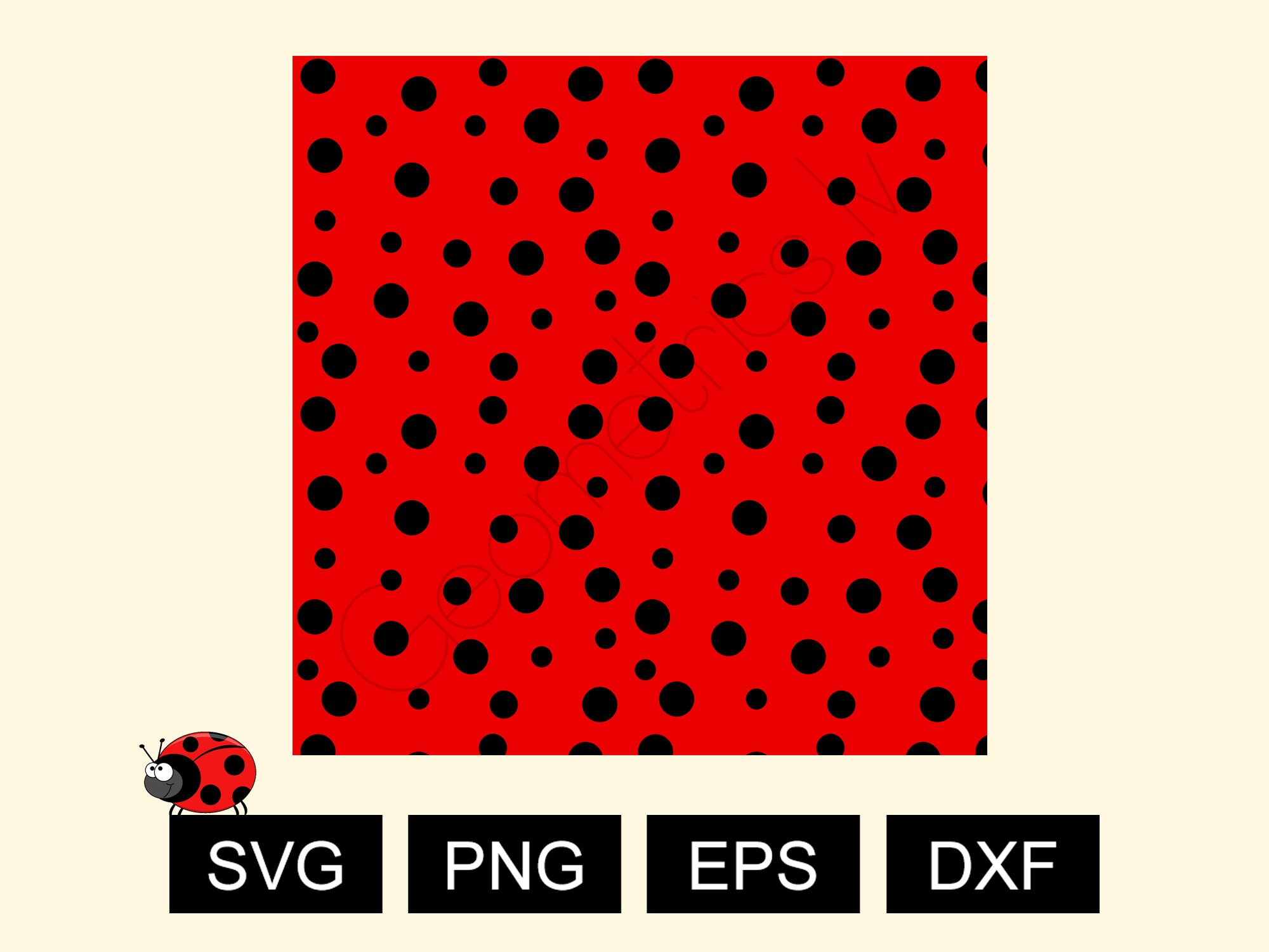 Ladybug Spot Pattern
