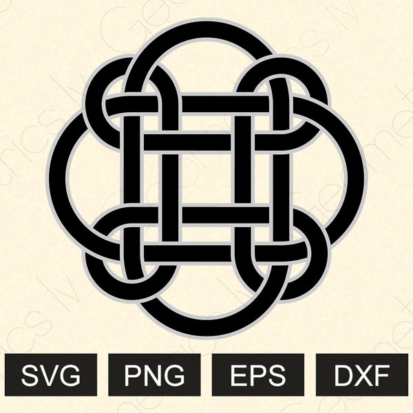Celtic Knot Corner Svg - Etsy