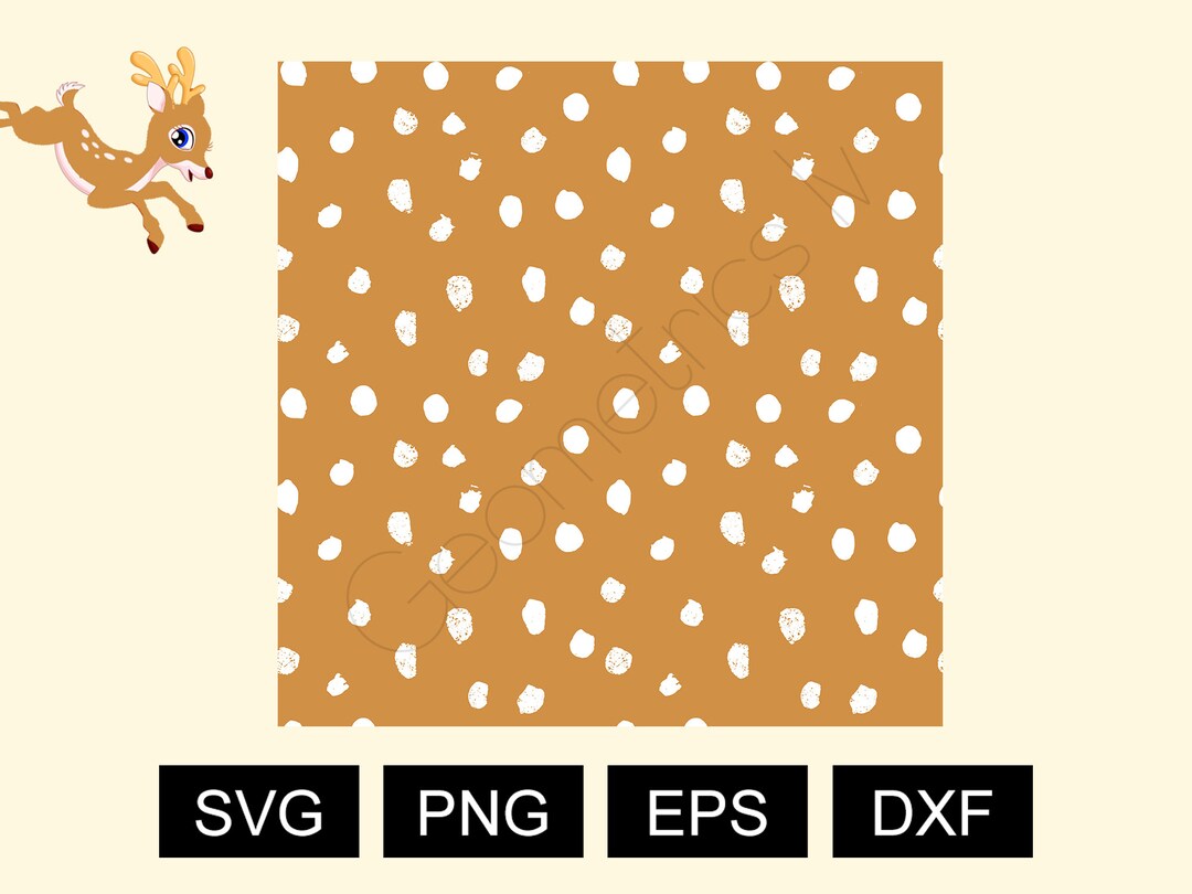 Deer Skin Pattern, Deer Pattern, Animal Skin SVG, Deer Pattern, Deer ...