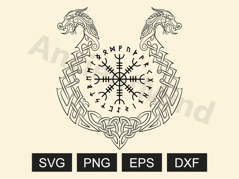 Viking Ornament Svg, Viking Symbol Svg , Viking Ship Svg, Viking SVG ...