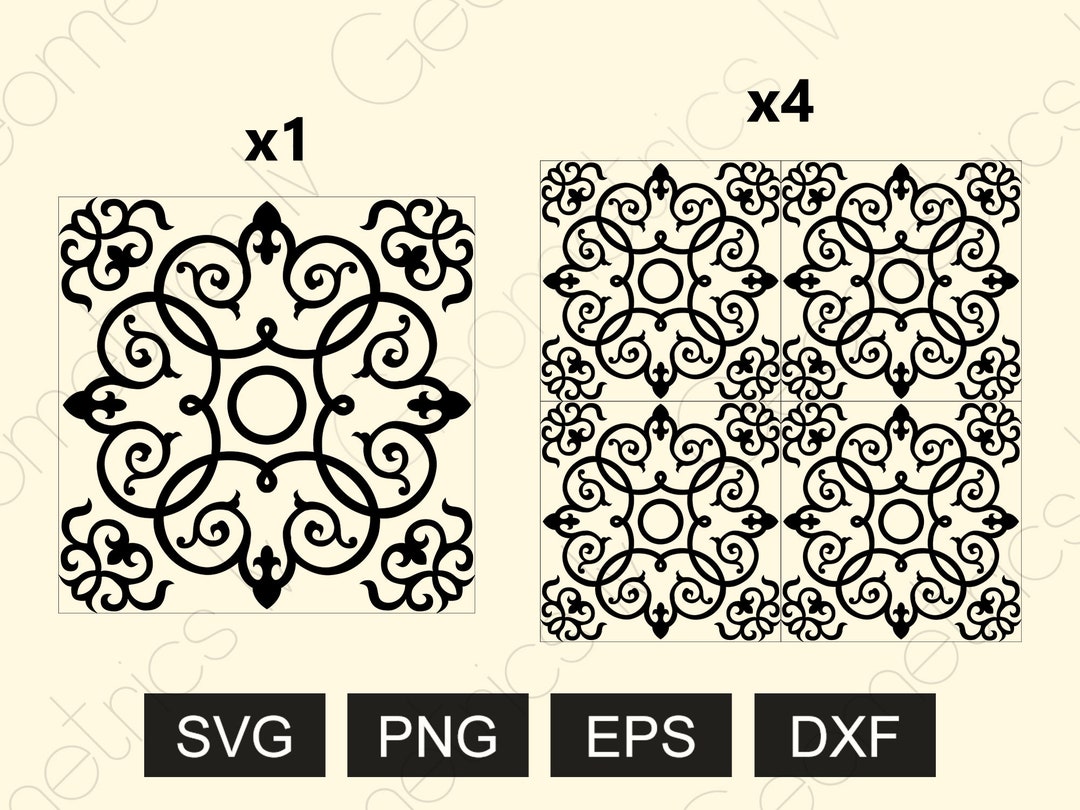 Square Pattern SVG, Pattern for Stencil, Seamless Pattern, Seamless ...