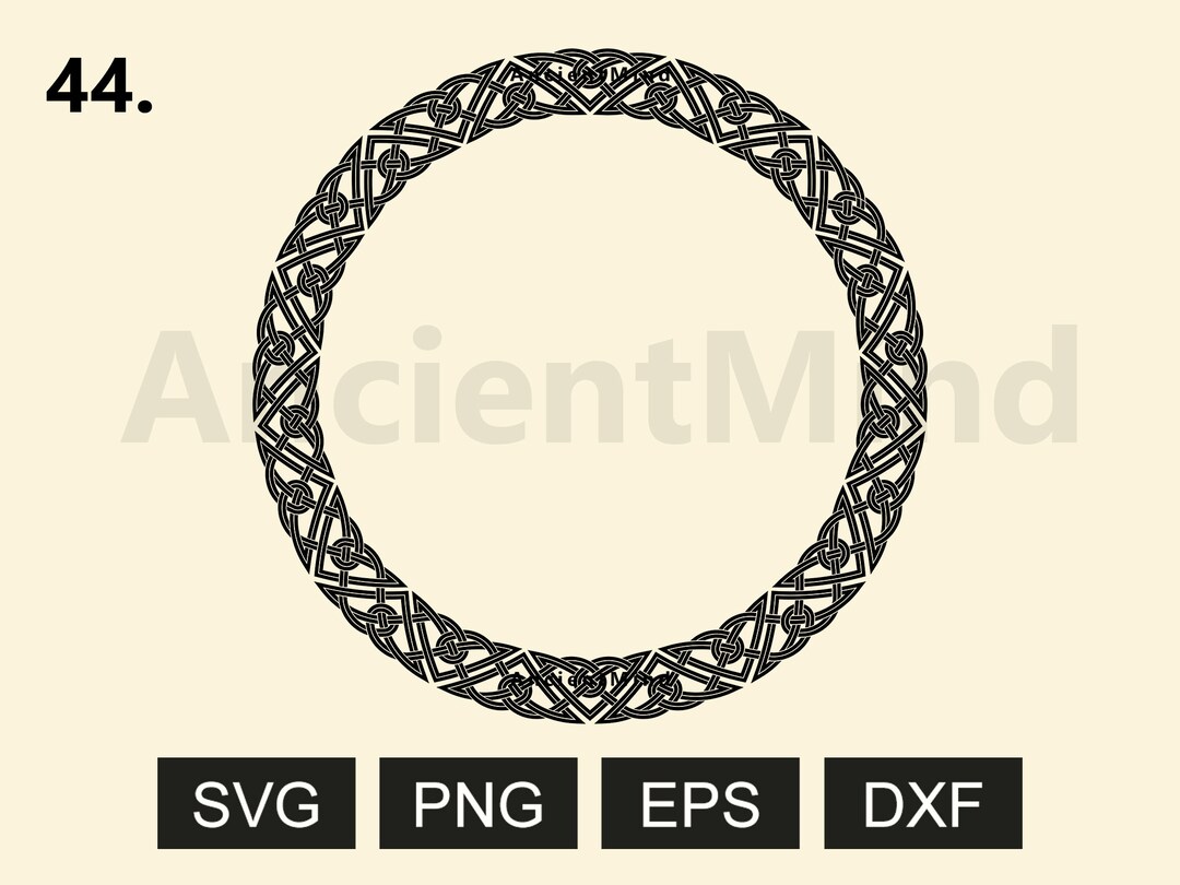 Celtic Circle Svg, Viking Pattern, Celtic Knots, Celtic SVG, Celtic ...