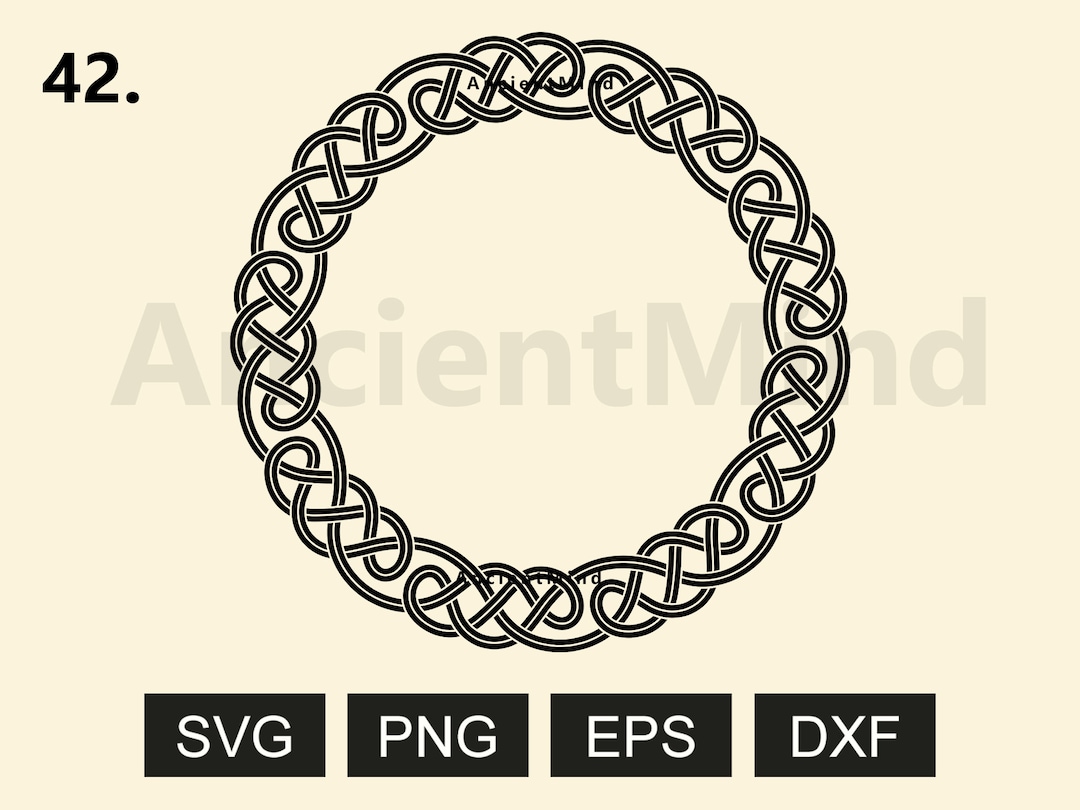 Celtic Circle Svg, Viking Pattern, Celtic Knots, Celtic SVG, Celtic ...