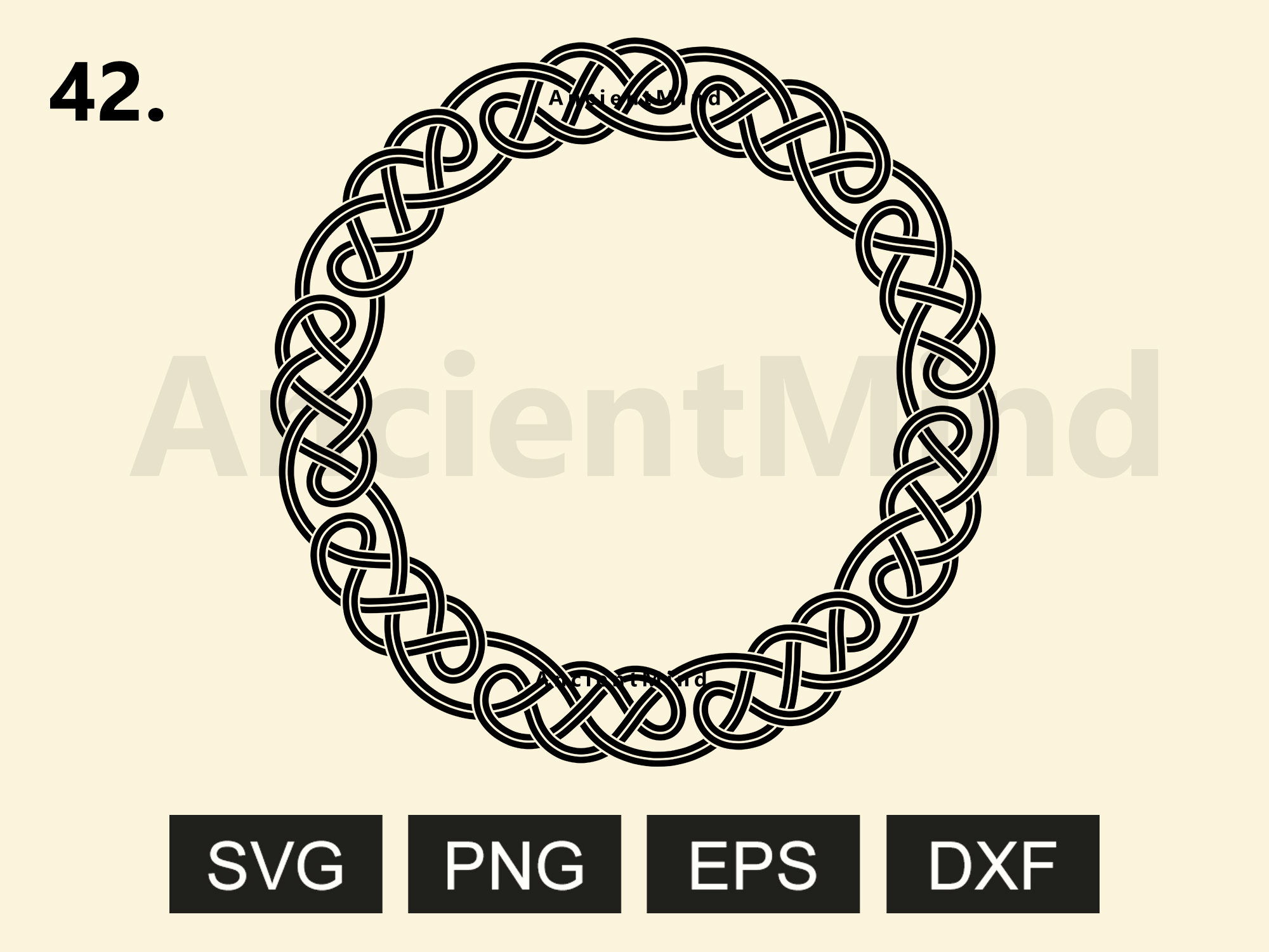 Celtic Knot Vector Border