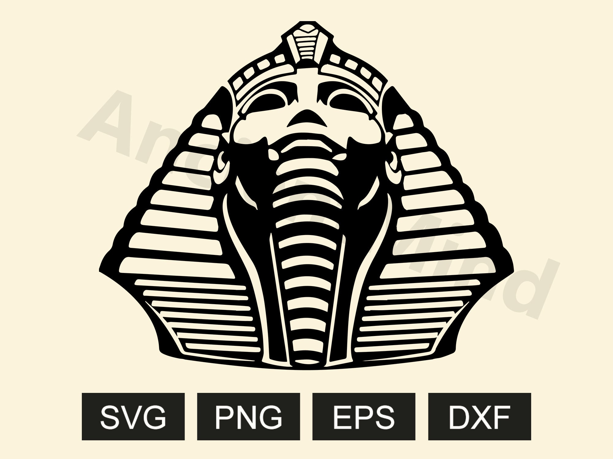 Egyptian Pharaoh Svg, Pharaoh Png, Ancient Egypt SVG, Ancient Egypt ...
