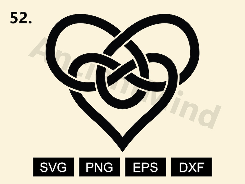 Celtic Heart Svg, Heart Knot Svg, Celtic Knots, Celtic SVG, Celtic ...