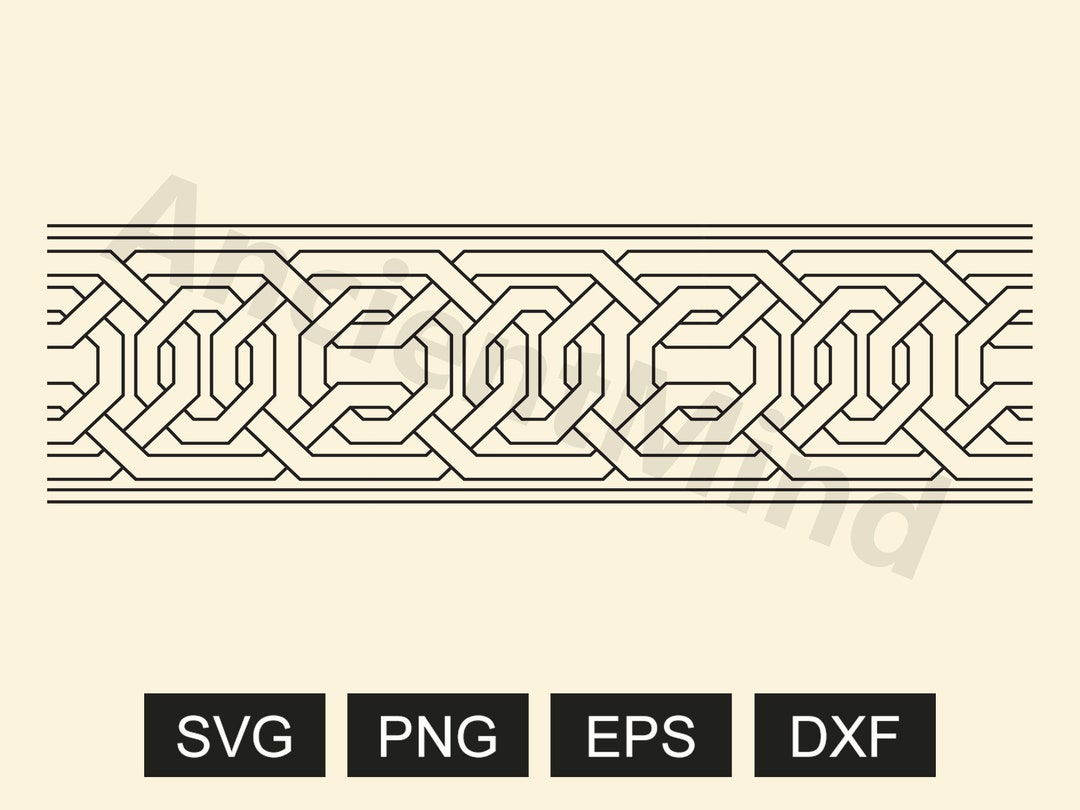 Celtic Seamless Pattern Svg, Viking Seamless Pattern, Celtic Knots ...