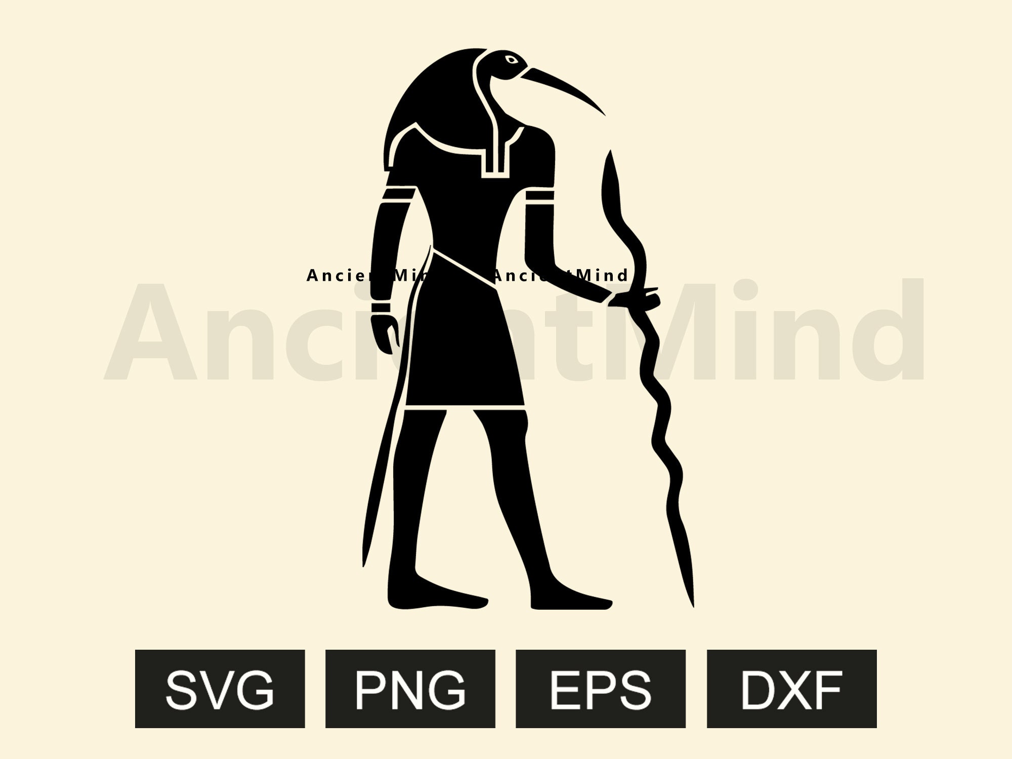 Egyptian Thoth Svg, Egyptian Gods Png, Ancient Egypt SVG, Ancient Egypt ...