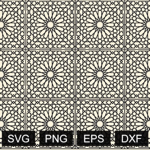 Arabic Seamless Pattern Svg, Islamic Seamless Pattern,, Arabic SVG ...