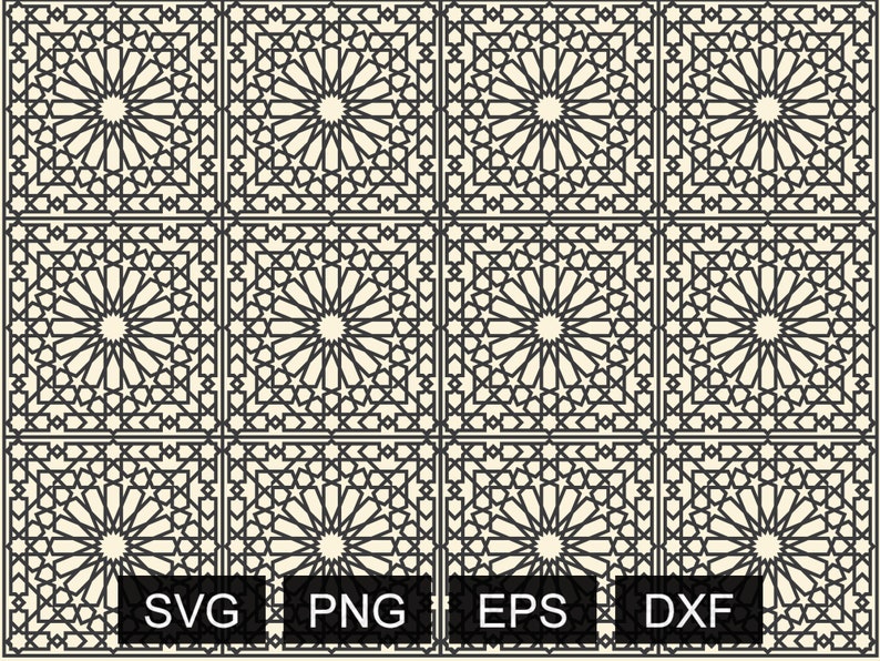 Arabic Seamless Pattern Svg, Islamic Seamless Pattern,, Arabic SVG ...