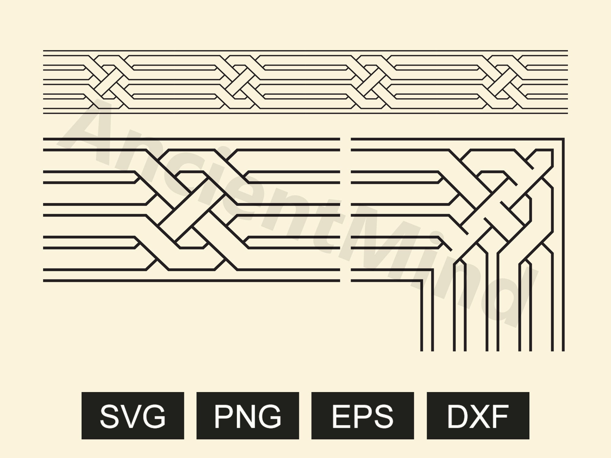 Celtic Seamless Pattern Svg, Viking Seamless Pattern, Celtic Knots ...