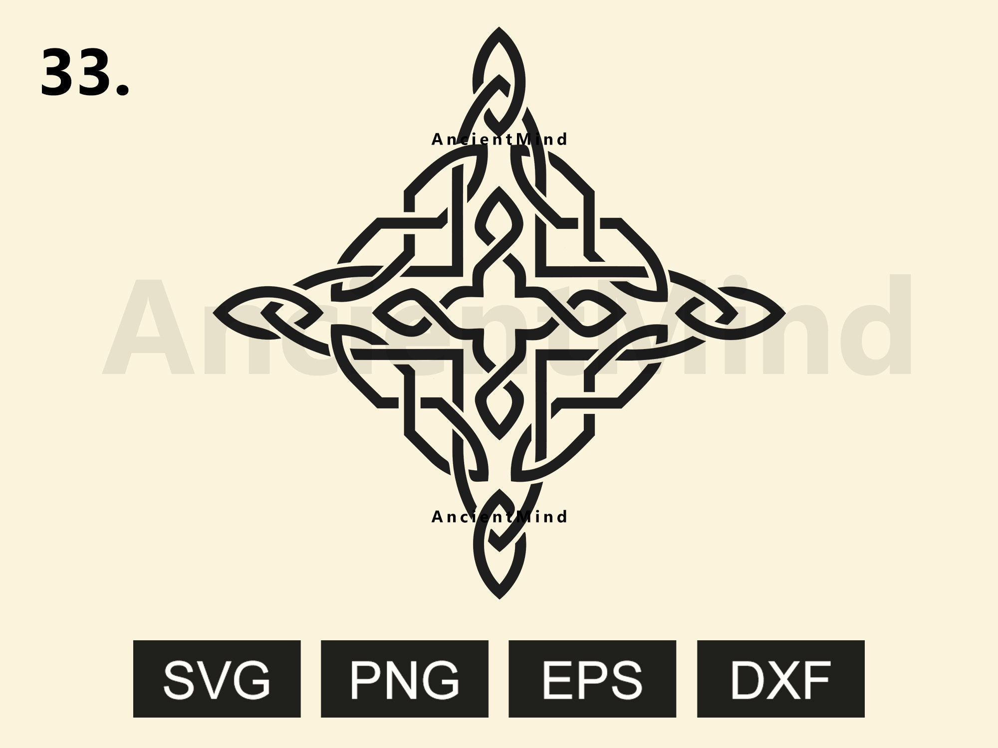 Cruz celta SVG, símbolo vikingo, nudos celtas, SVG celta, símbolos ...