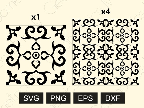 Square Pattern SVG Pattern for Stencil Seamless Pattern | Etsy