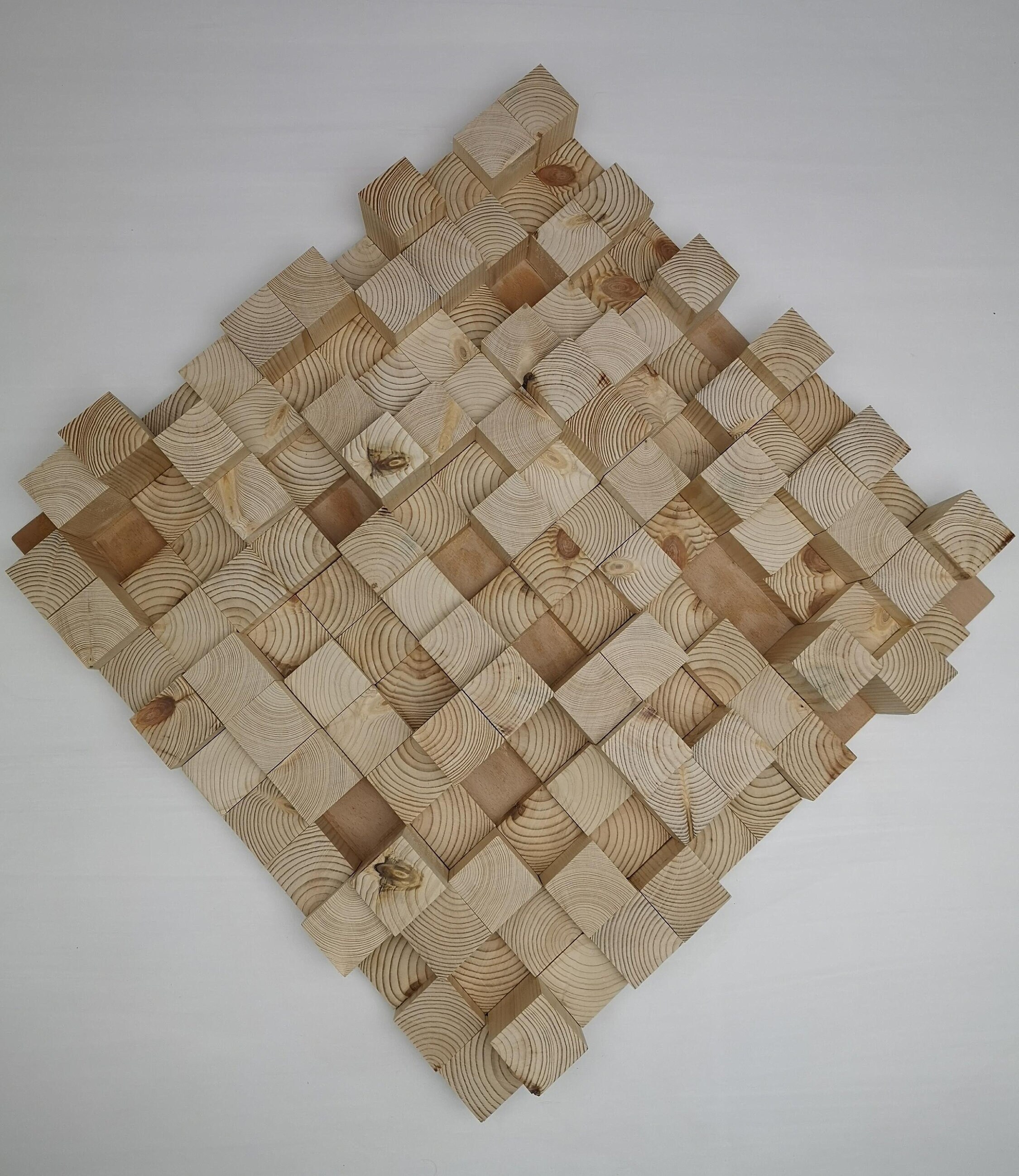 Sound Diffuser, Skyline Diffuser, Natural Wood Diffuser, Wall Decor ...