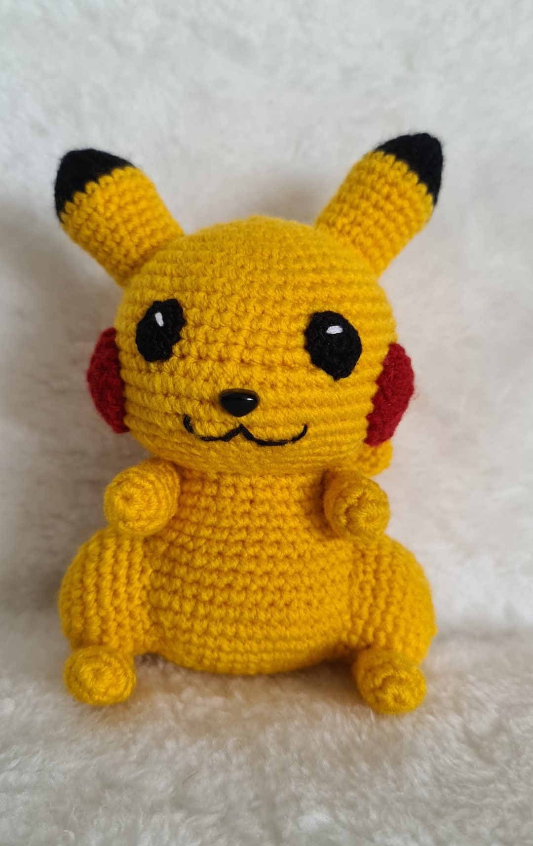 Crocheted Pikachu - Etsy