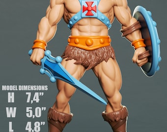 3d He Man Model - Etsy
