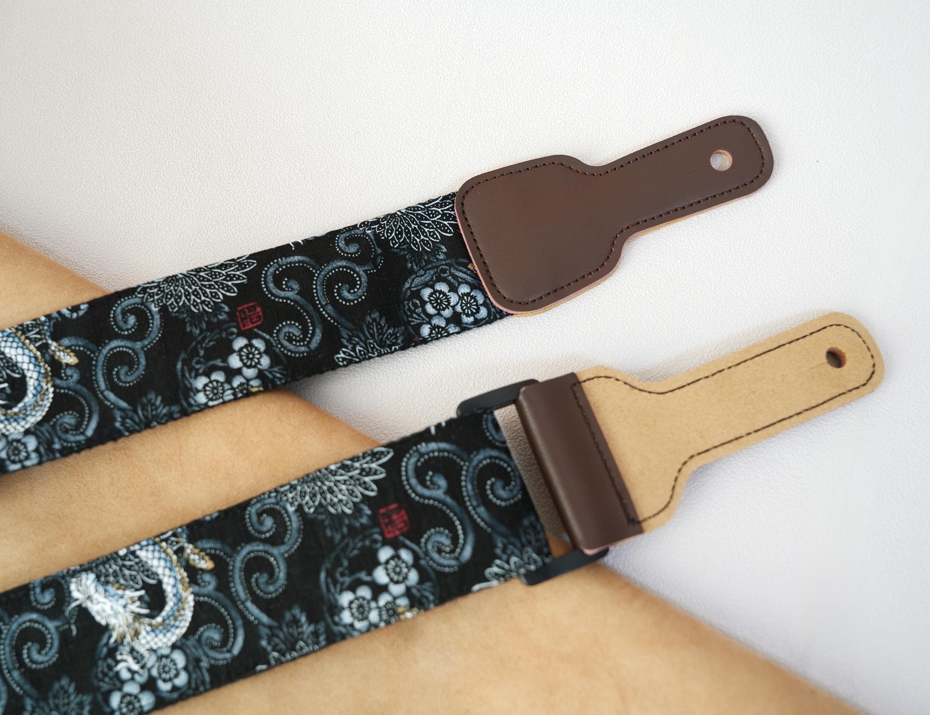 Dragon Pattern Guitar Strap, Japanese Style Guitar Strap, Suitable for ...