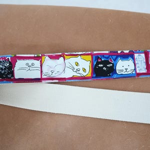 Handmade Camera Strap, Cat Pattern Camera Strap, Camera Strap With ...