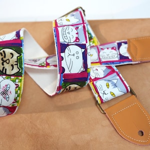 Cute Cat Guitar Strap, Guitar Shoulder Strap, Suitable for Guitar and ...