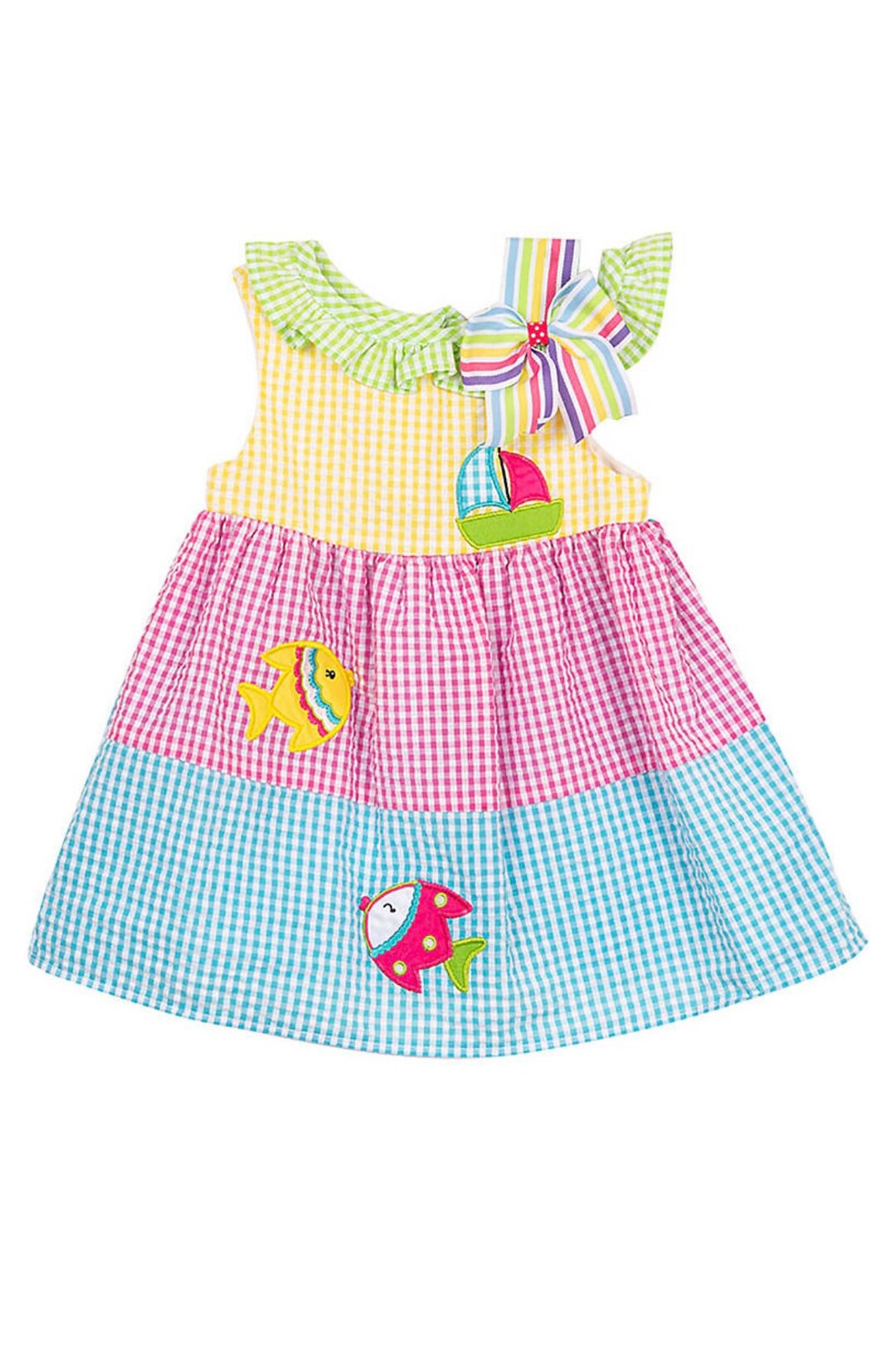 Baby Girl Seersucker Dress - Etsy