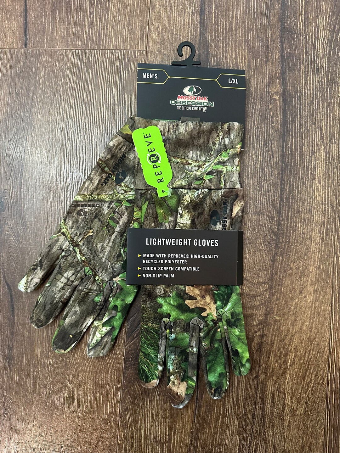 Mossy Oak Obsession Men's Lightweight Turkey Hunting Touchscreen Gloves ...