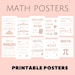 Math Classroom Posters, Math Posters, Easy and Modern Classroom ...