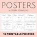 Math Classroom Posters, Math Posters, Easy and Modern Classroom ...