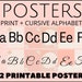 Math Formula Posters, Algebra I, Algebra II, Equations Posters, Area ...