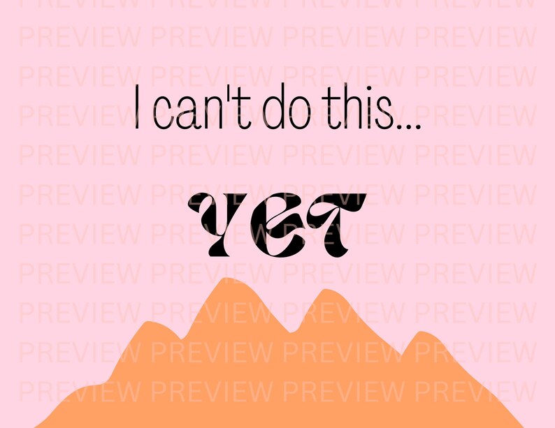 The Power of yet Posters, Groovy Retro, Growth Mindset, Elementary ...