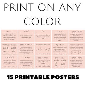 Invisible Math Posters, Math Classroom Decor, Math Classroom Signs ...
