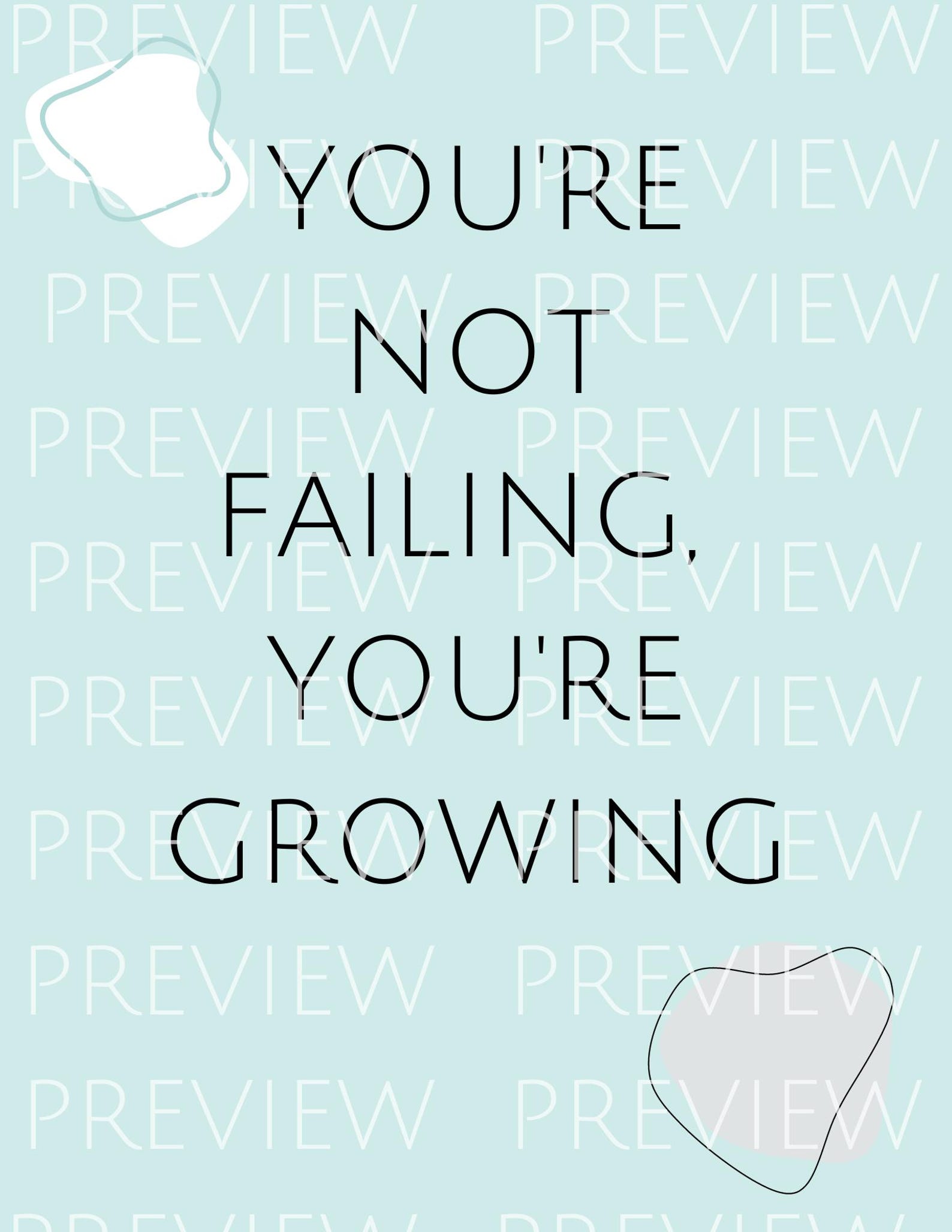 Soft Blue + Teal Modern Boho Motivational Classroom Quotes Posters ...