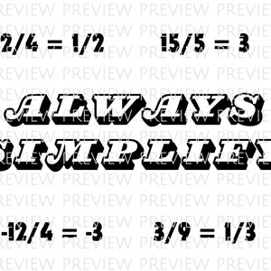 Middle School Math & High School Math Classroom Reminder Posters ...