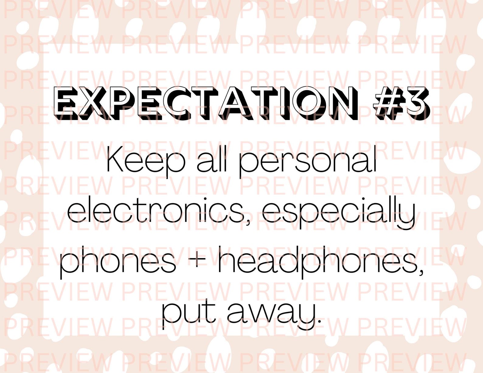 Classroom Expectations Posters, Signs, Boho Modern Rules, Printable ...