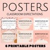 Math Formula Posters, Algebra I, Algebra II, Equations Posters, Area ...