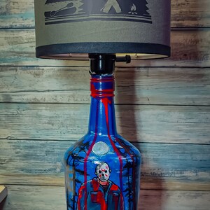 Hand Painted Jason Voorhees in the Forest Lamp - Etsy
