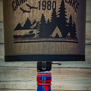 Hand Painted Jason Voorhees in the Forest Lamp - Etsy