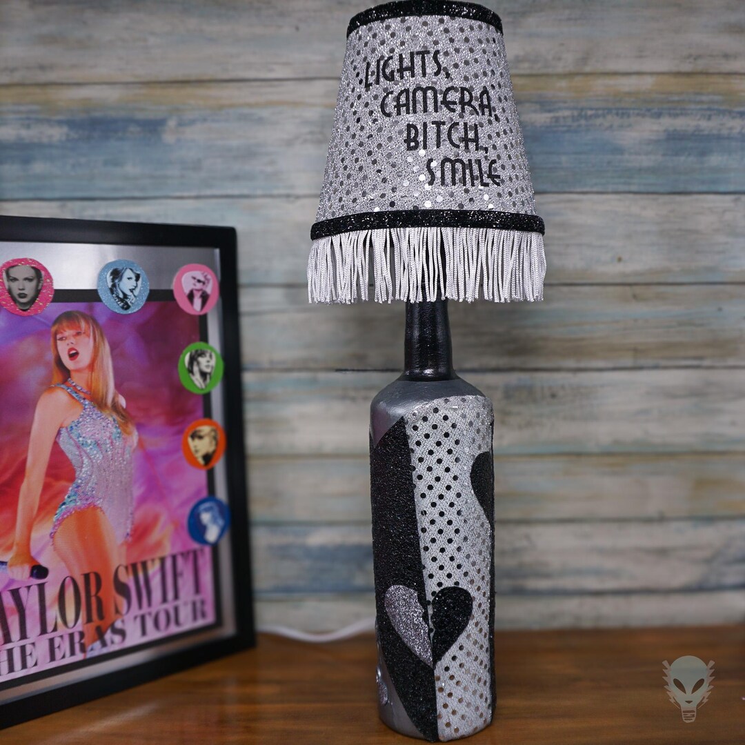 Taylor Swift TPD Broken Heart Outfit Hand Painted Lamp - Etsy