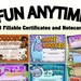 Fun Anytime Certificates and Notecards, Powerpoint Certificates, School ...