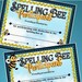 Spelling Bee Certificates, Powerpoint Certificates, Spelling Bee ...