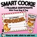 Smart Cookie Certificate With Treat Bag and Tag, Powerpoint ...