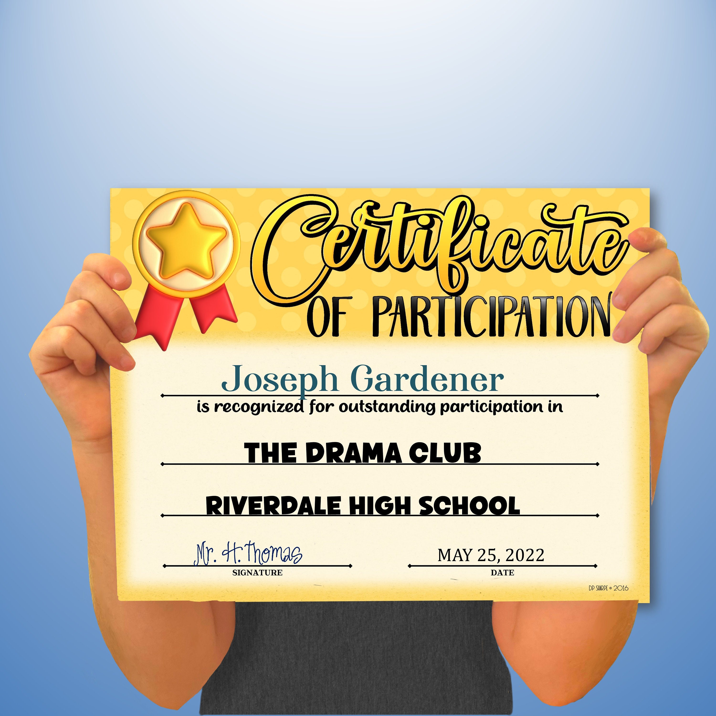 Participation Powerpoint Certificates, Powerpoint Certificate ...