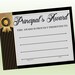 Principal’s Powerpoint Certificate, Powerpoint Certificate, Templates ...
